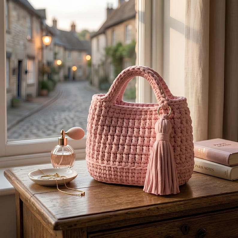 Chunky Crochet Tote Bag Pattern PDF | Beginner Shoulder Bag Tutorial ...