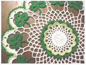 Lucky Shamrock Doily PDF Pattern - Etsy
