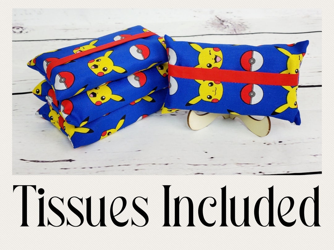 Pokemon Pikachu Travel Tissue Holder - Purse Tissue Holder - Stocking ...