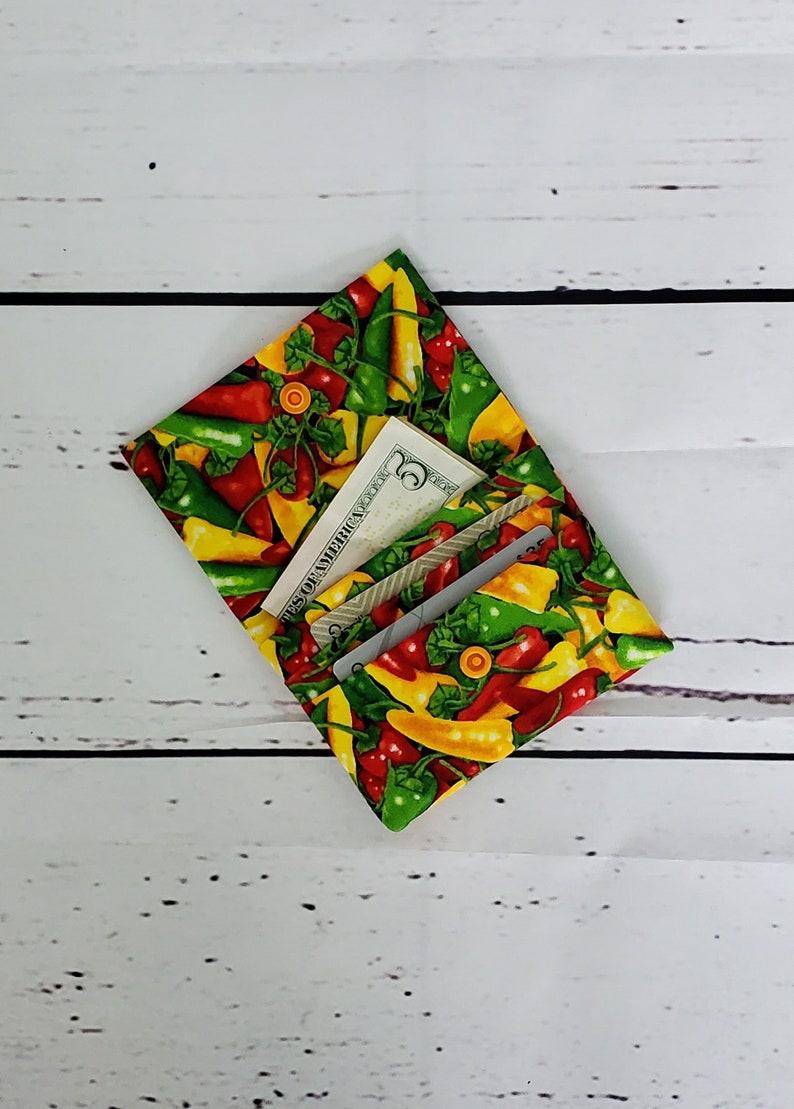 Small Wallet Pocket Wallet Chili Pepper Wallet Fun Food Wallet Mini ...