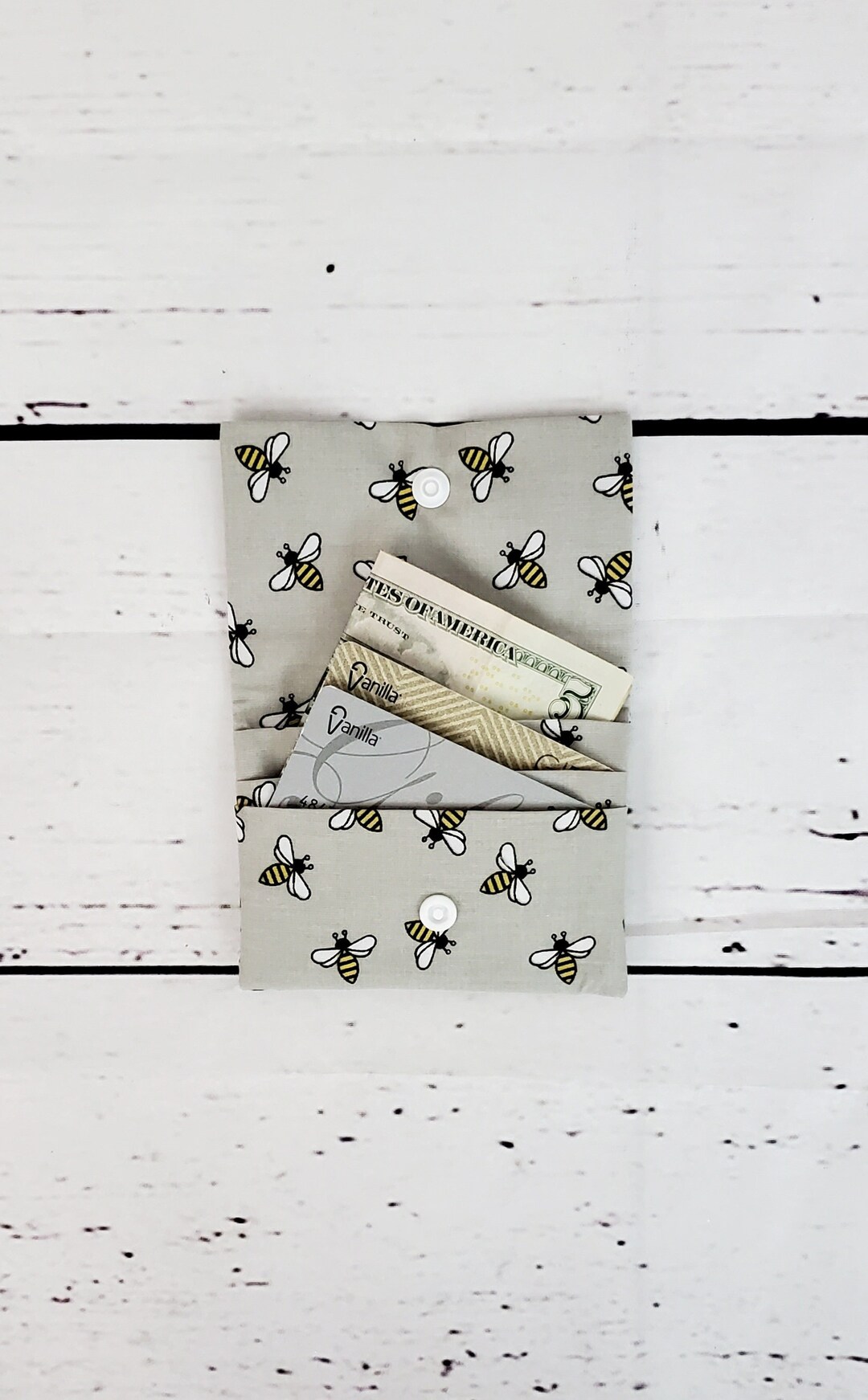 Bumblebee Small Wallet - Pocket Wallet - Bee Wallet - Honey Bee Wallet ...