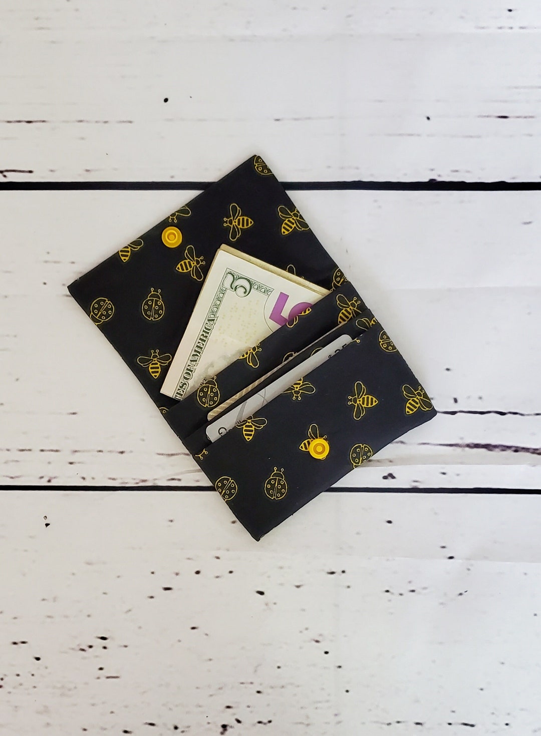 Cute Bugs Insects Small Wallet - Pocket Wallet - Ladybugs Wallet ...
