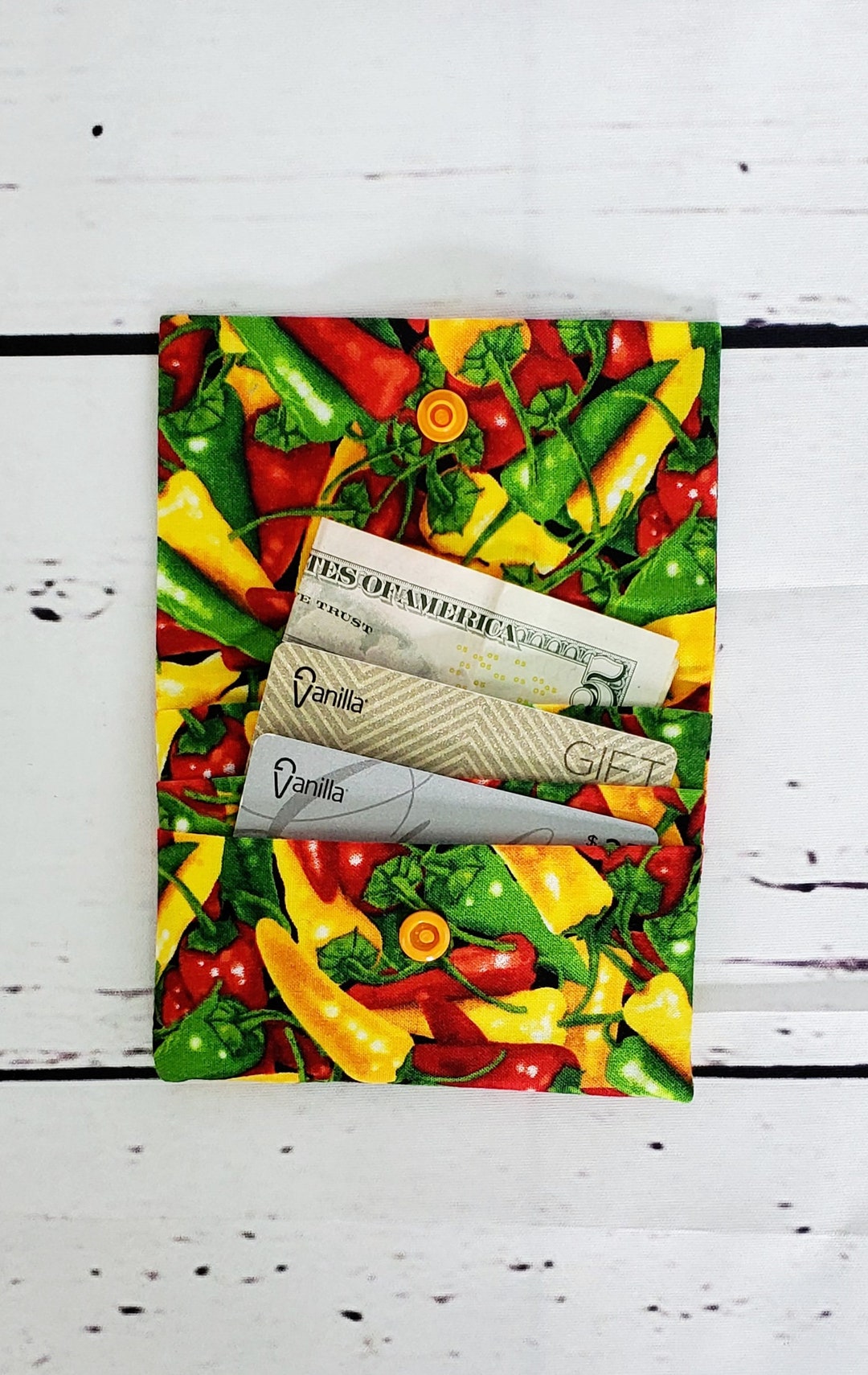 Small Wallet Pocket Wallet Chili Pepper Wallet Fun Food Wallet Mini ...