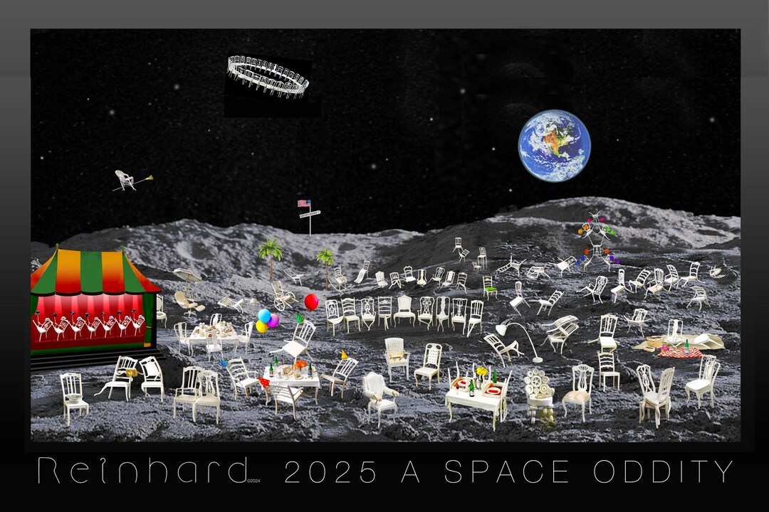 Reinhard "2025 A SPACE Oddity" 20"x30" Fine Art Giclée Print Signed ...