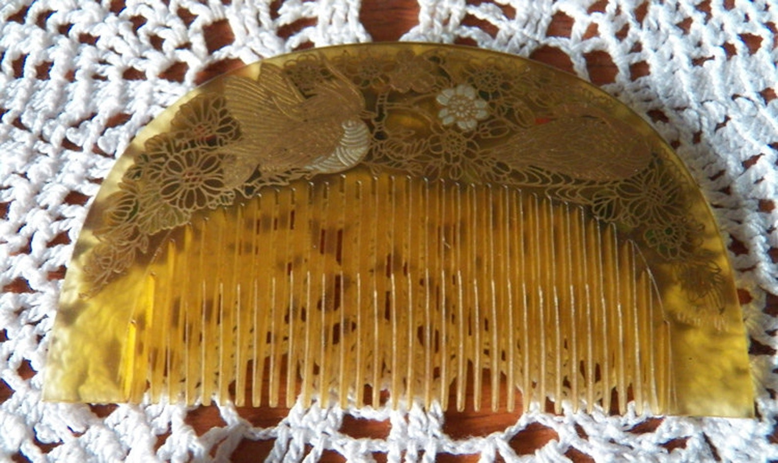 Exquisite Japanese Showa Kushi (comb) - Etsy