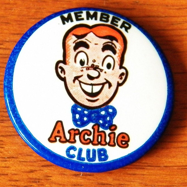 1960s Archie Club Membership Pin | Etsy