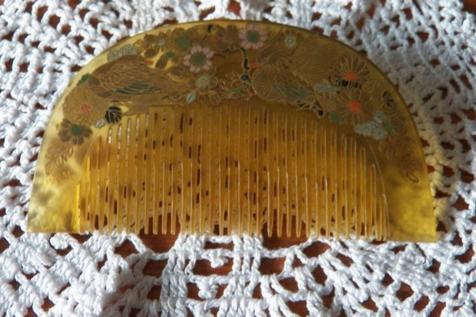 Exquisite Japanese Showa Kushi (comb) - Etsy