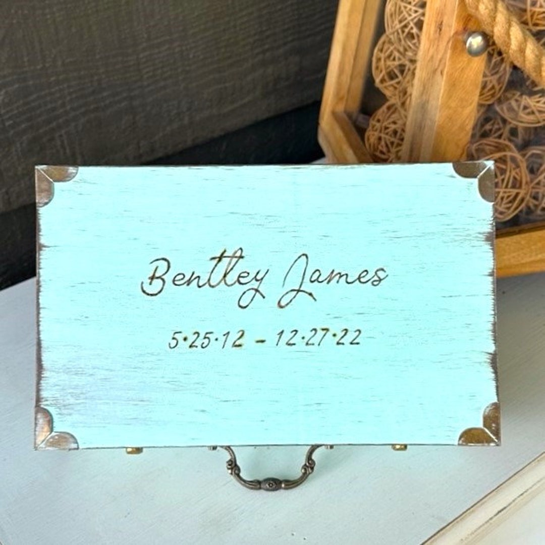 Personalized Memory Box 1st Birthday Time Capsule Custom Engraved ...