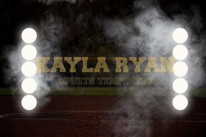 Digital Softball Field Background Backdrop Poster for Photoshop - Etsy