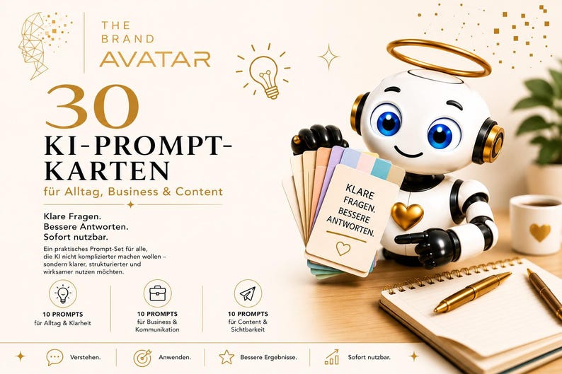 30 AI Prompt Cards for Everyday Life, Business & Content | Chatgpt ...