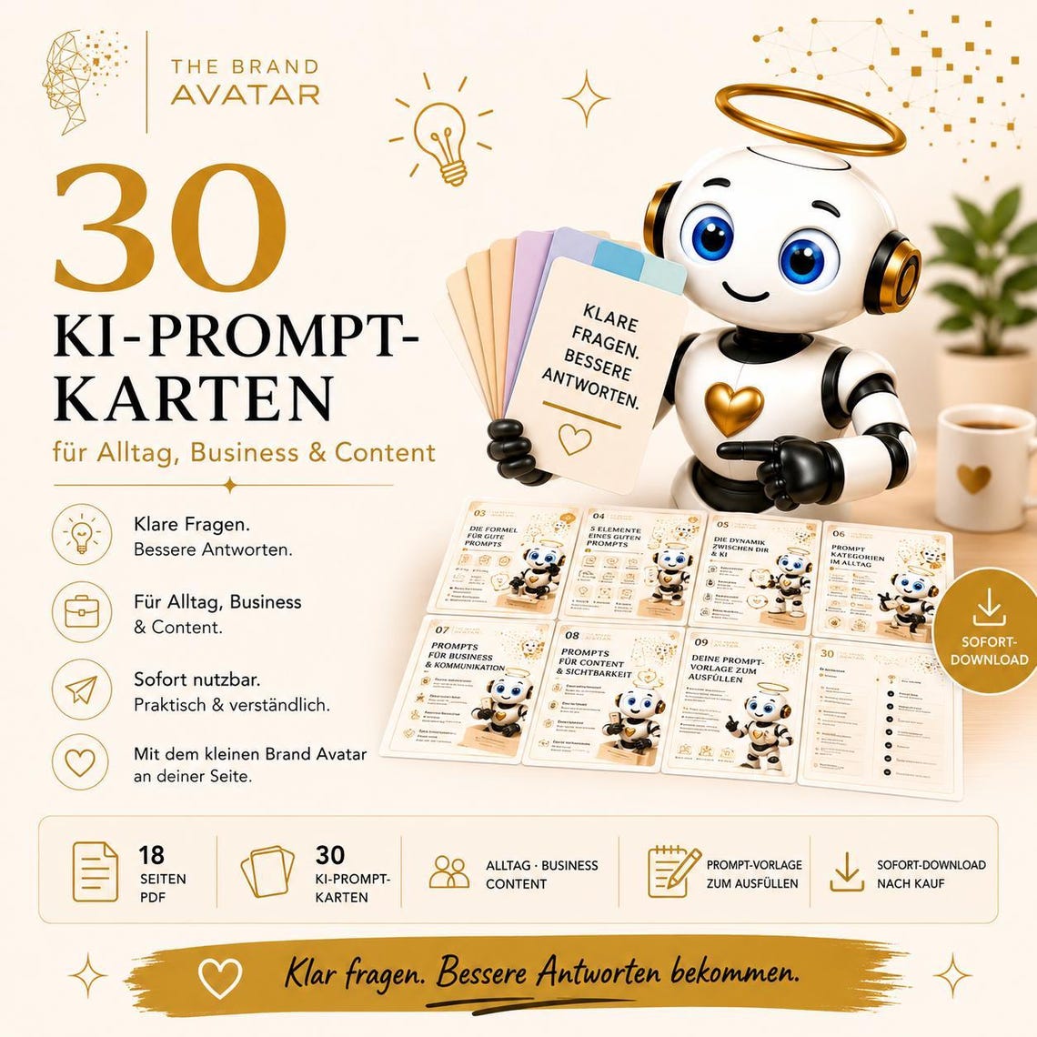 30 AI Prompt Cards for Everyday Life, Business & Content | Chatgpt ...