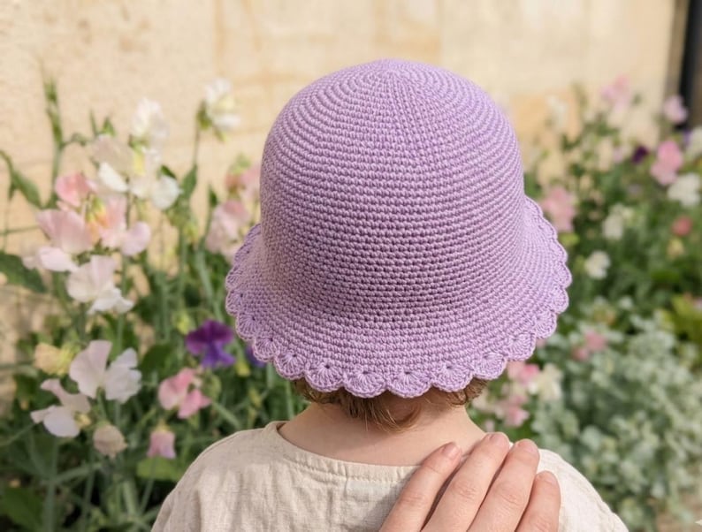 Modern Crochet Sun Hat Pattern – Baby Bonnet, Infant Sizes (PDF ...