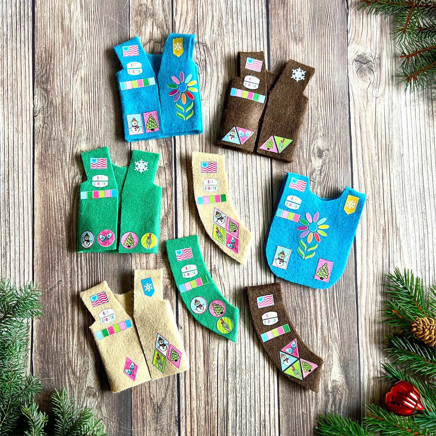 Elf Scout Sash, Brownie-inspired, Custom Troop Number, Brown Elf Scout ...