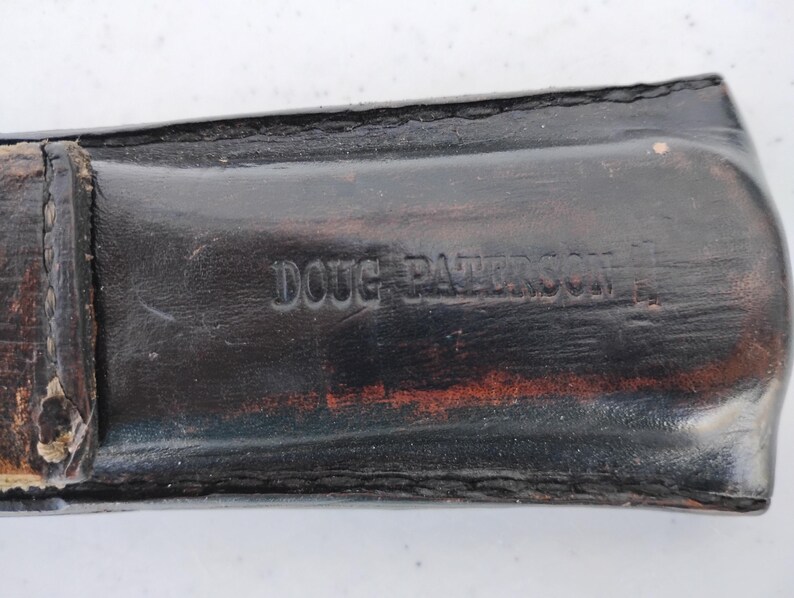 Vintage Leather Knife Sheath - Etsy