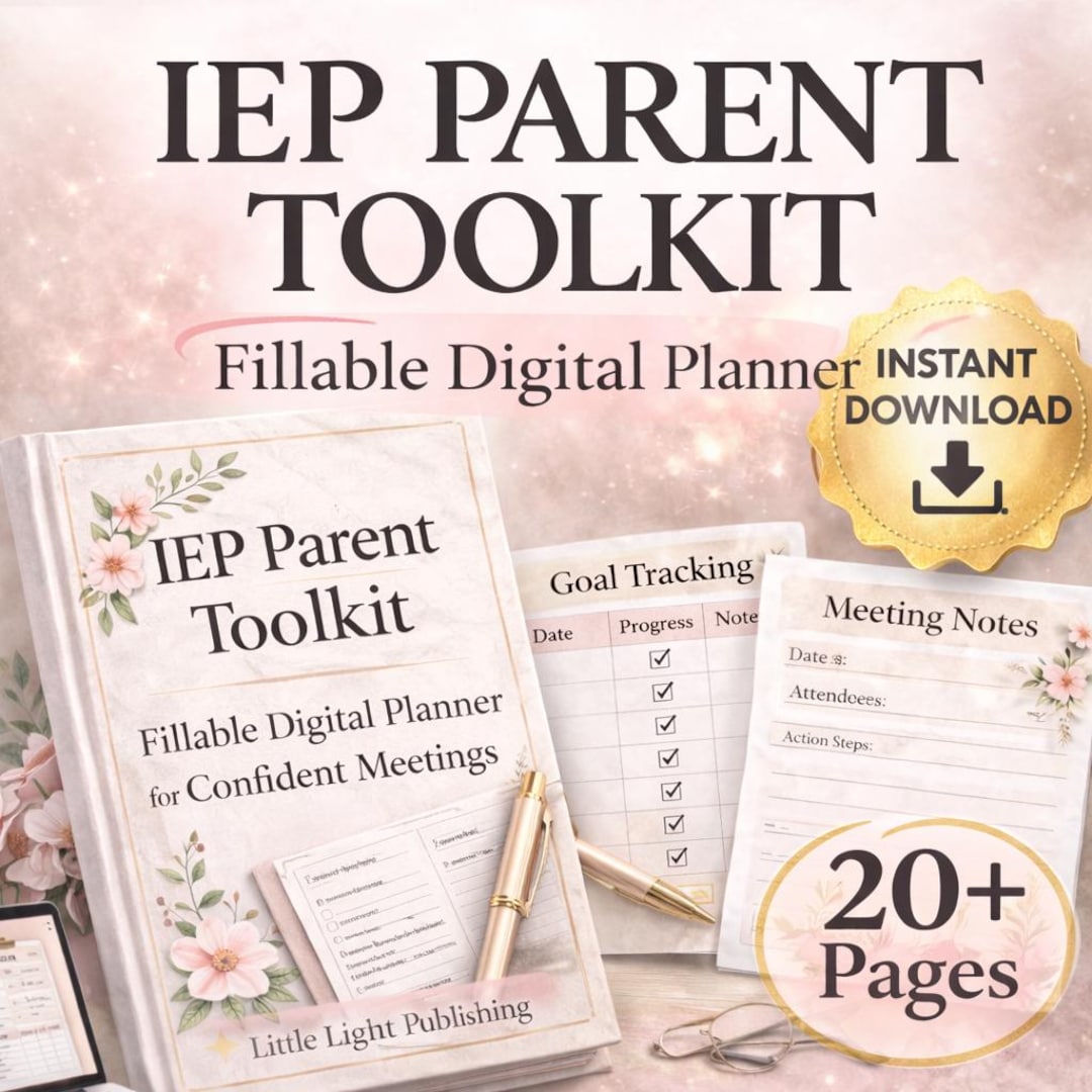 IEP Parent Toolkit | Fillable Special Education Planner (digital ...