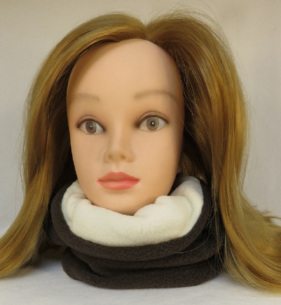 Cowl Fleece Cowl Reversible Fleece Cowl Double Layer Cowl | Etsy