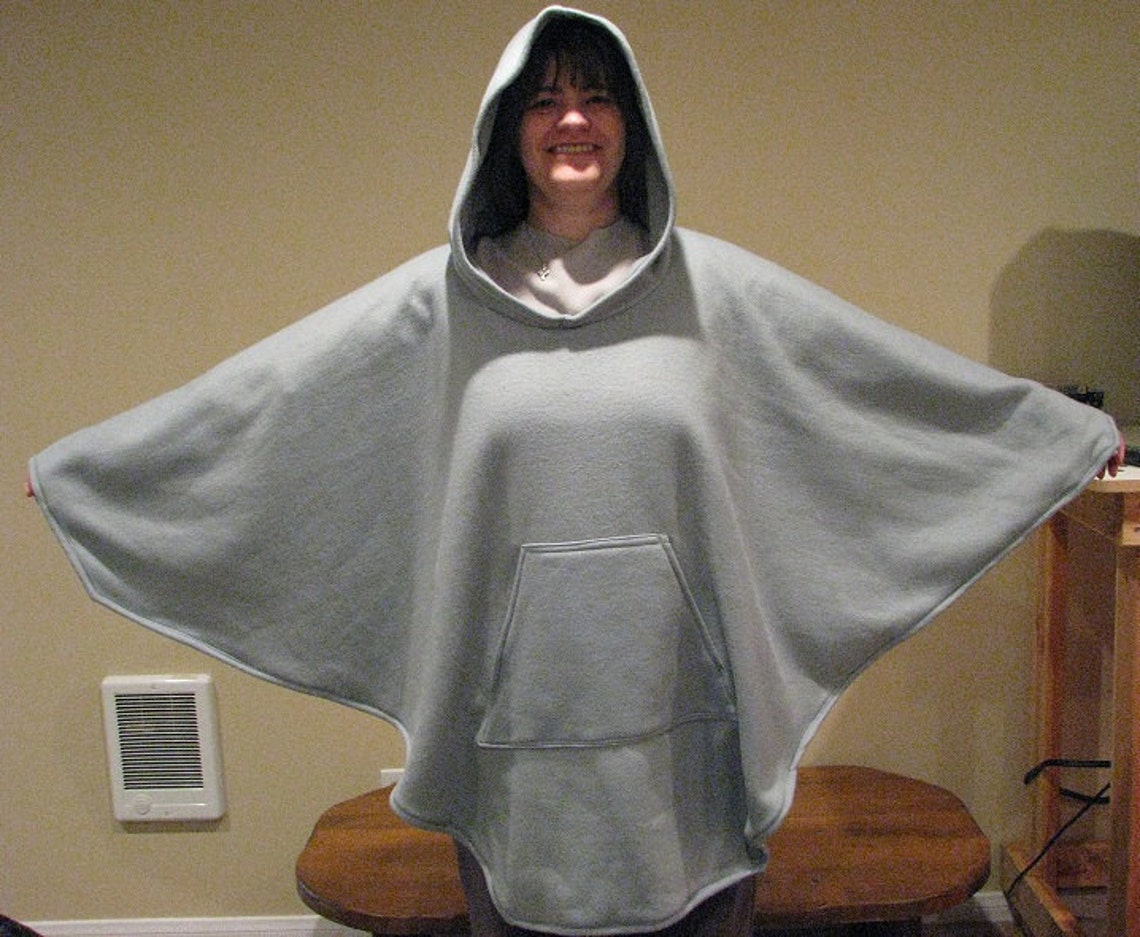 Poncho Mens Poncho Hooded Fleece Poncho Hooded Poncho Fleece Poncho Poncho Men Fleece