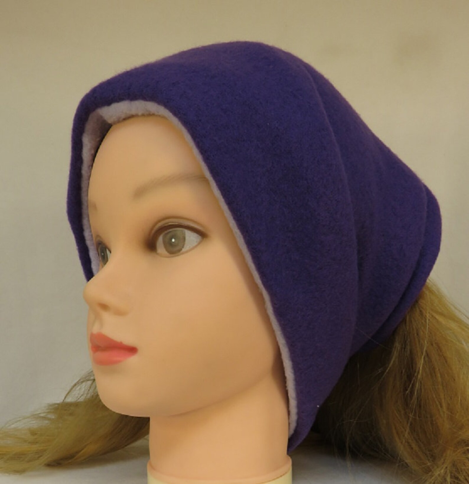 Fleece Cowl, Reversible Fleece Cowl, Neck Warmer, Double Layer, Winter ...
