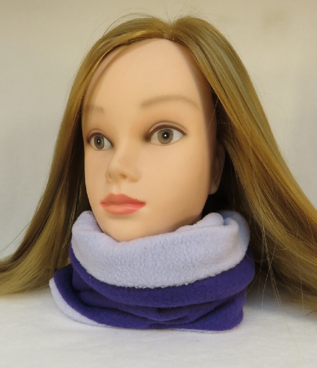 Fleece Cowl, Reversible Fleece Cowl, Neck Warmer, Double Layer, Winter ...