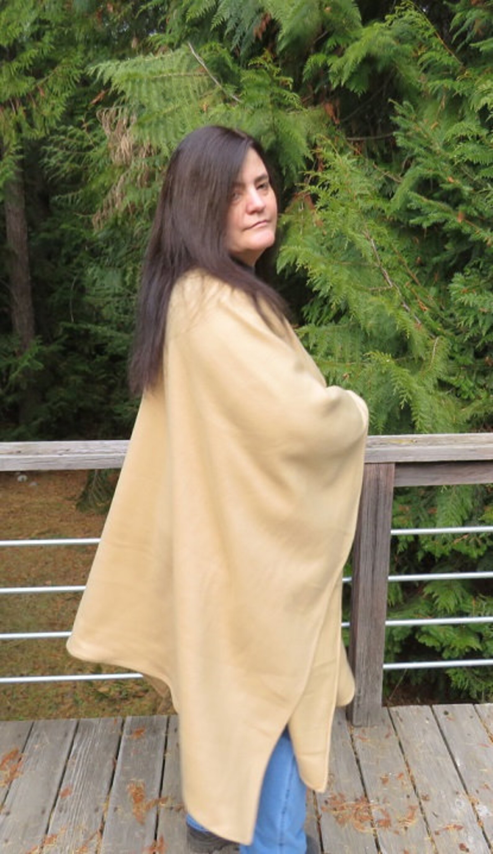 Womens Fleece Wrap Fleece Shawl Womens Cape Fleece Ruana - Etsy