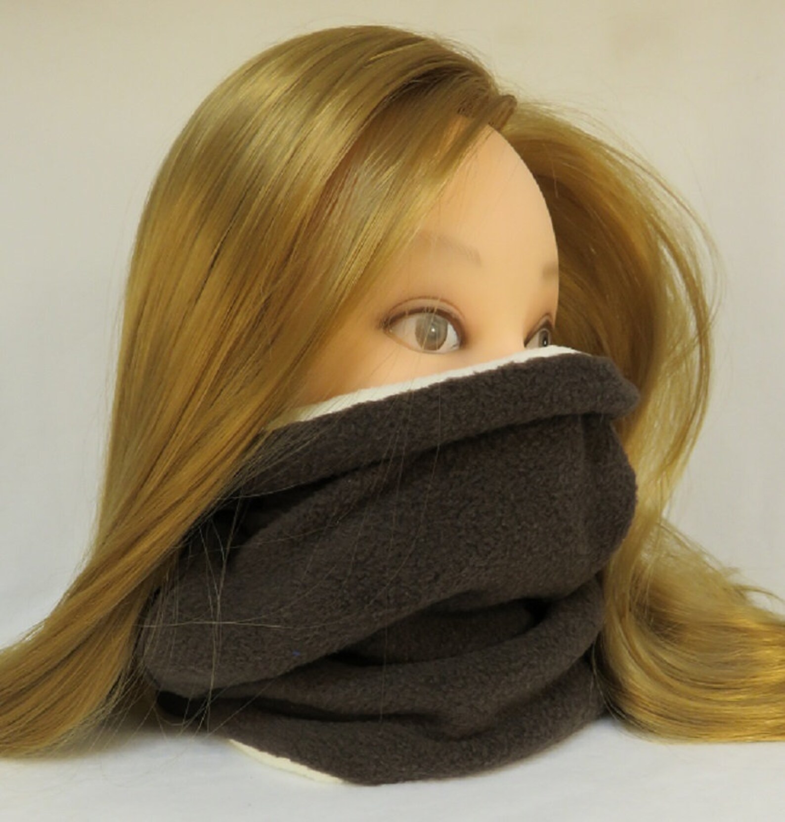 Cowl, Fleece Cowl, Reversible Fleece Cowl, Double Layer Cowl, Winter ...