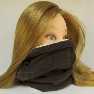Cowl, Fleece Cowl, Reversible Fleece Cowl, Double Layer Cowl, Winter ...