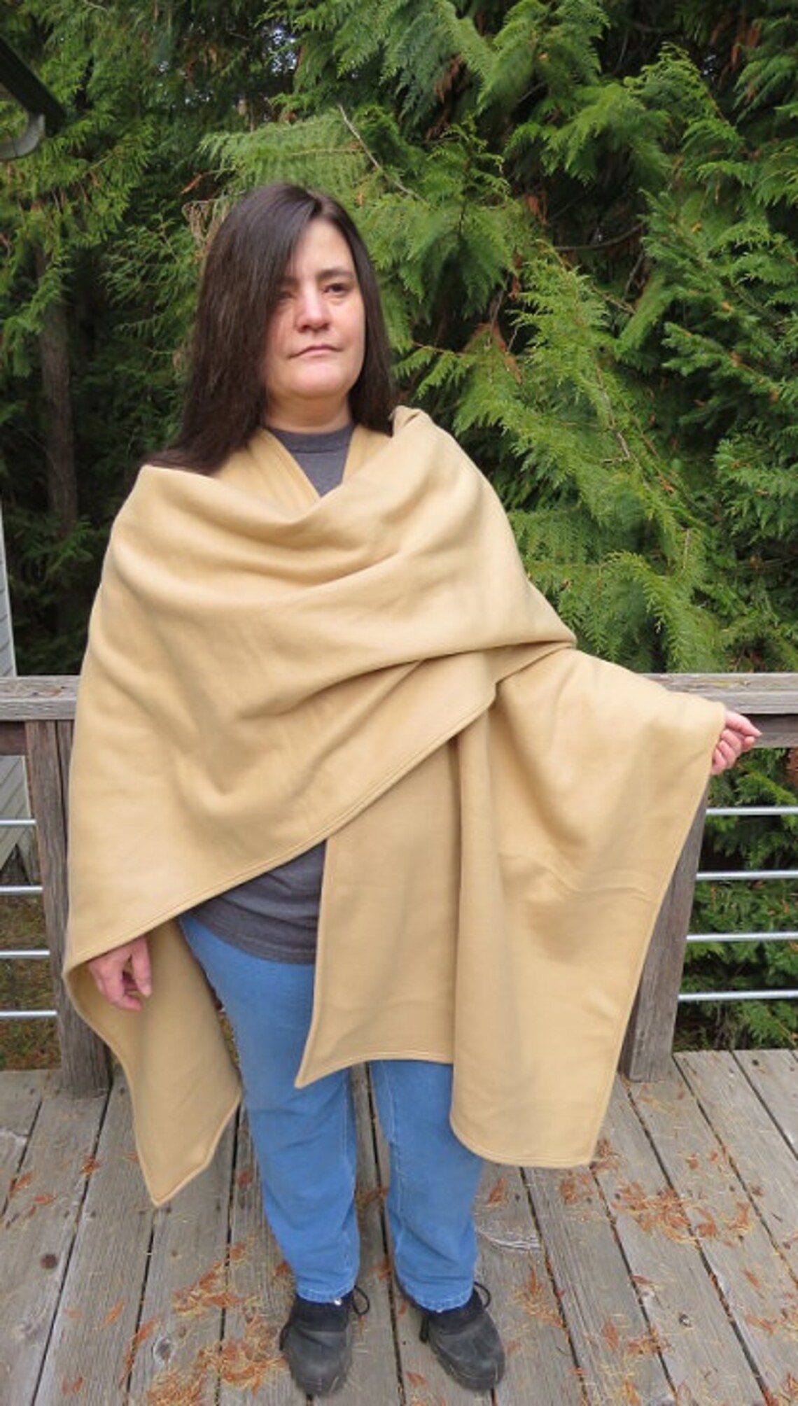 Womens Fleece Wrap Fleece Shawl Womens Cape Fleece Ruana - Etsy