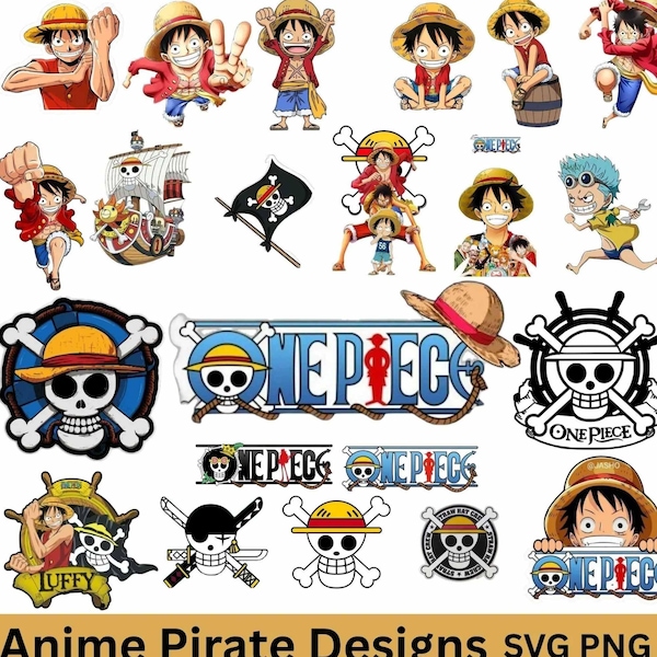 Luffy Svg Cut Files - Etsy