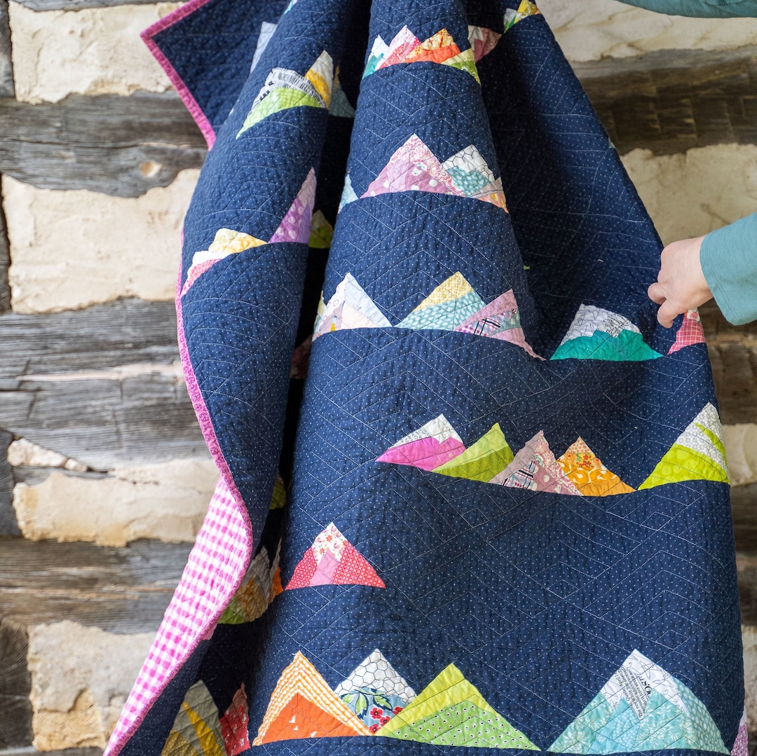 PDF | Complete Scrappy Mountain Range Bundle | Foundation Paper-pieced ...