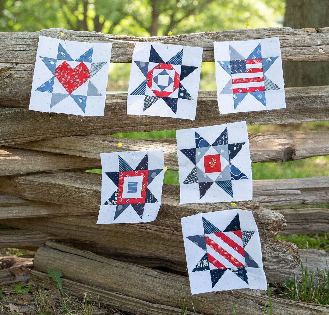6" Scrappy Stars - PDF Paper-pieced Quilt Block Patterns - Etsy