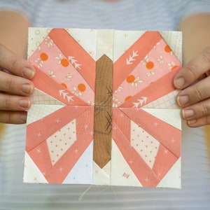 PDF | 6" Scrappy Butterflies | Scrap Busting Foundation Paper-pieced ...