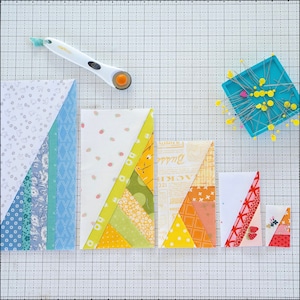 PDF | Complete Set of Scrappy Half-rectangle Triangle Foundations | 5 ...