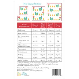 PDF | Chicks in a Row Quilt Pattern by Leila Gardunia Design - Etsy