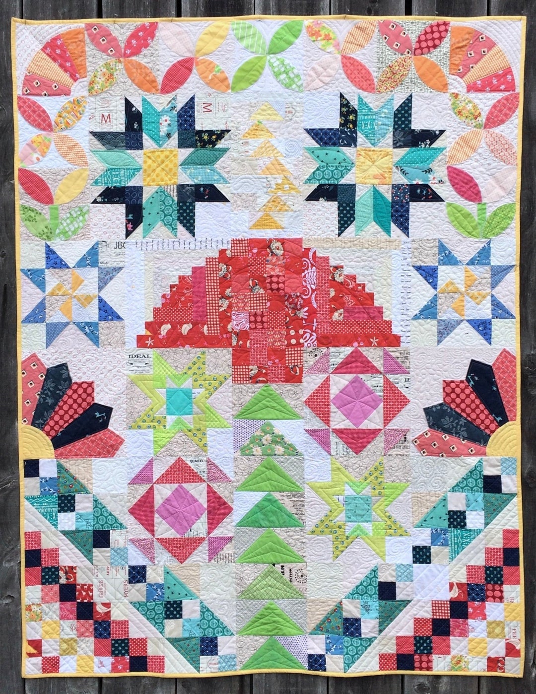 Fresh & Scrappy Quilt Pattern PDF - Etsy
