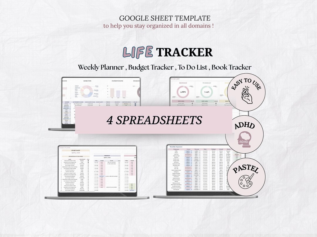 2026 Life Planner | Weekly, Budget, to Do, Book Tracker (digital) - Etsy