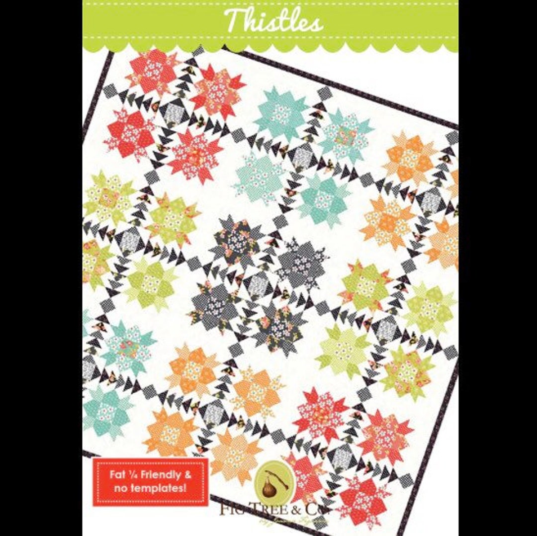 Thistles Quilt Pattern - Etsy