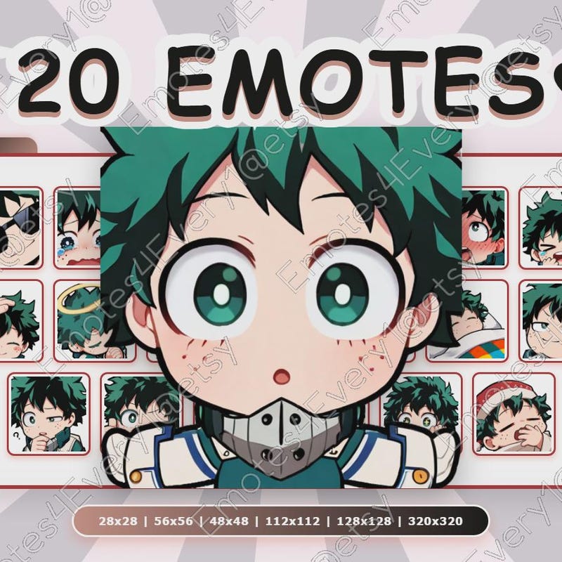 Chibi Deku - Etsy