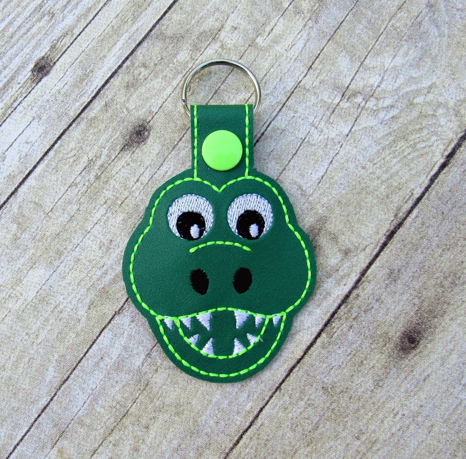 Gator key chain alligator head gator fan key chain Florida | Etsy