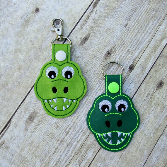 Gator key chain alligator head gator fan key chain Florida | Etsy