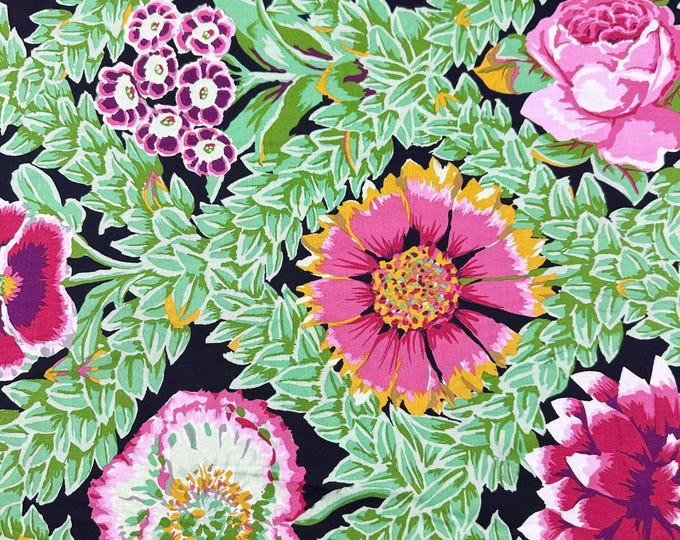 1 Yard Curly Kale Red Philip Jacobs for Kaffe Fassett Cotton Fabric ...