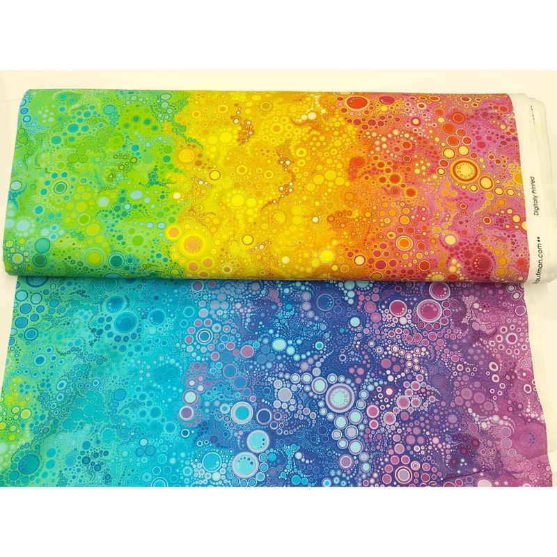 Rainbow Fabric - Etsy