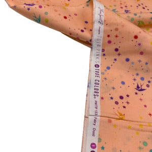1 Yard Tula's True Colors Tula Pink Fairy Dust Sherbet Cotton Fabric ...