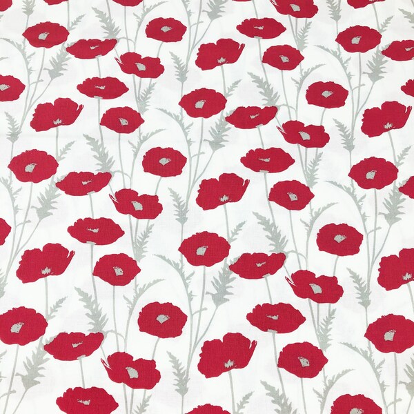 Poppy Fabric - Etsy