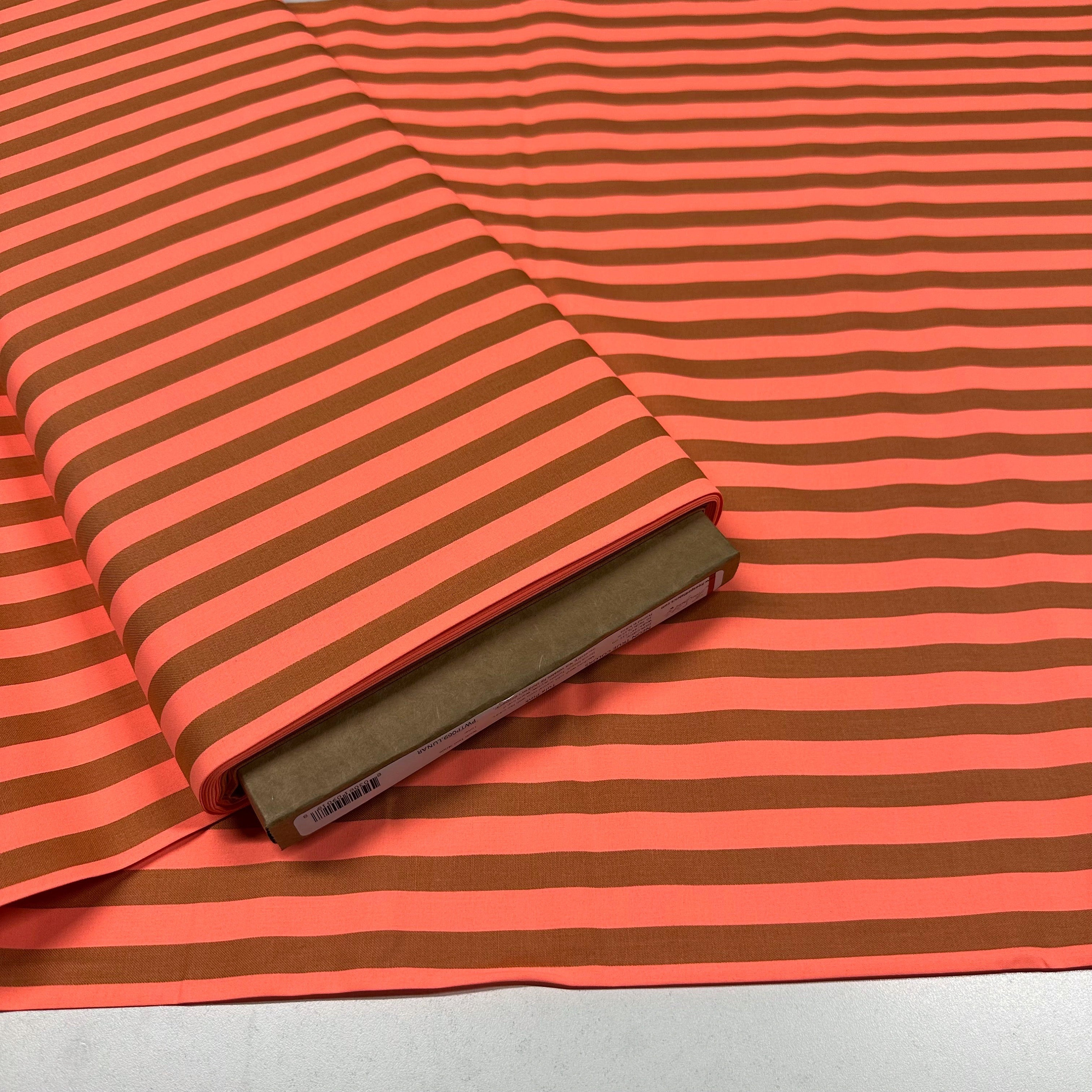 1 Yard Tula Pink Neon True Colors Tent Stripe Lunar Cotton - Etsy