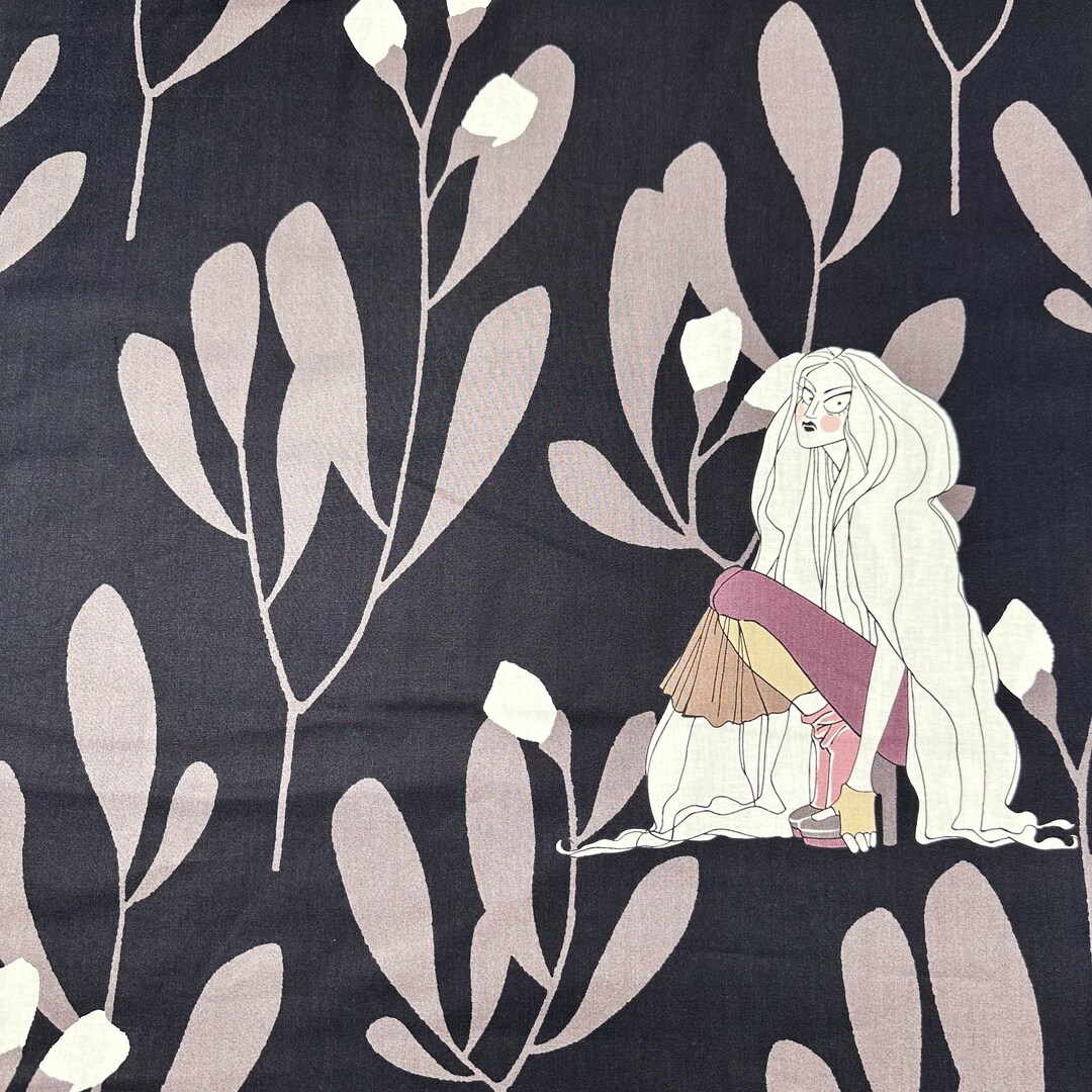 24 Panel A Ghastlie Glance Black 9065B Cotton Fabric by Alexander Henry ...