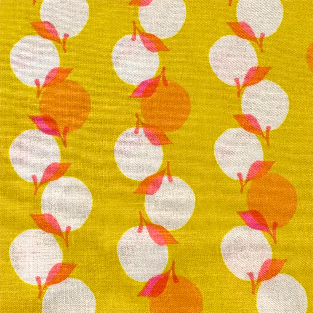 1 Yard Juicy in Golden Hour by Ruby Star Society, Retro Stacked Fruit ...