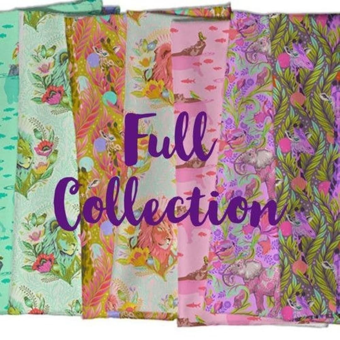 Tula Pink Everglow Full Collection Cotton Fabric 8 Yard Bundle Free ...