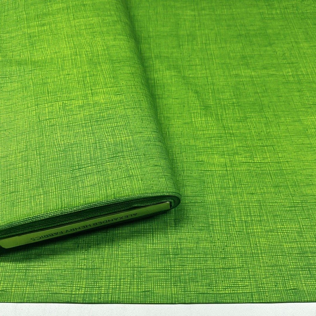 1 Yard Heath Green Alexander Henry Cotton Fabric 6883 - 28 - Etsy