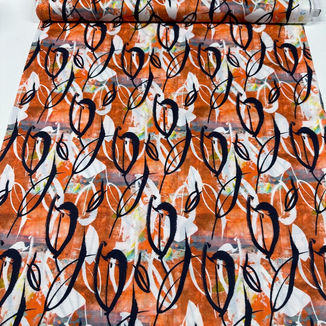 1 Yard Root by E Bond Unrooted Ember Cotton Fabric PWEB020 Free Spirit ...