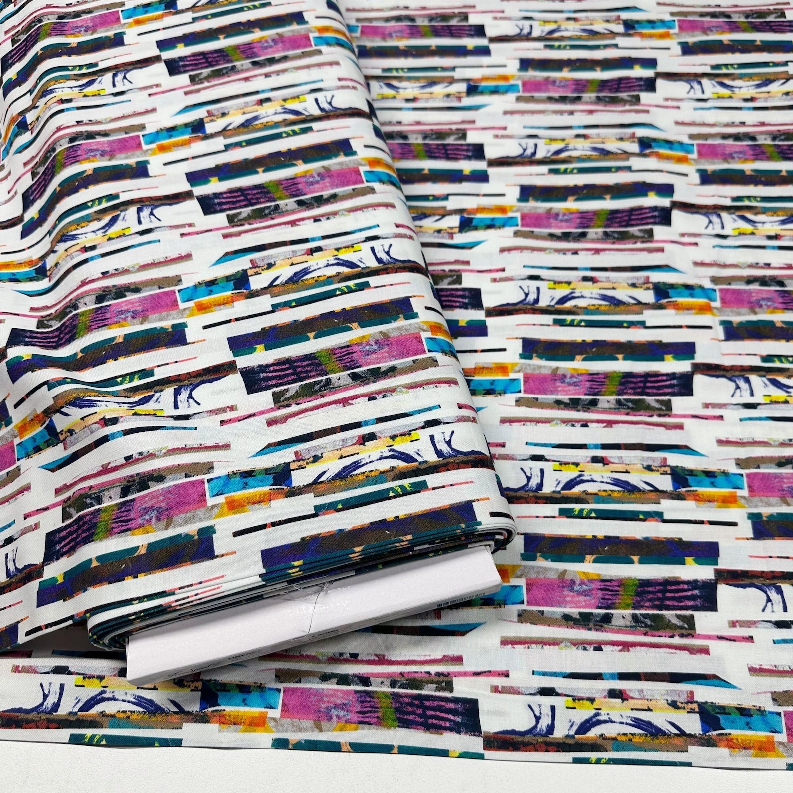 1 Yard Melodic Line - Sandy || Lineage by E Bond Cotton Fabric Free ...